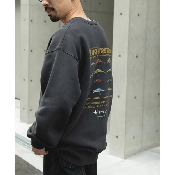 型番：DRA7-11H714ブランド：アーバンリサーチ ドアーズ商品名：FOXFIRE プリントスウェットカラー：チャコールグレー/グレー系その他/ブラック系その他/グレー