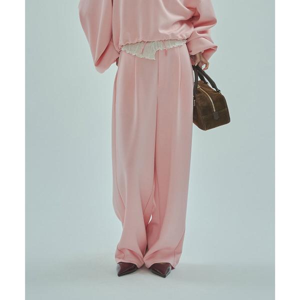 型番：202253031014ブランド：ローズバッド商品名：TUCK BARREL PANTSカラー：GREY/BLACK/PINK