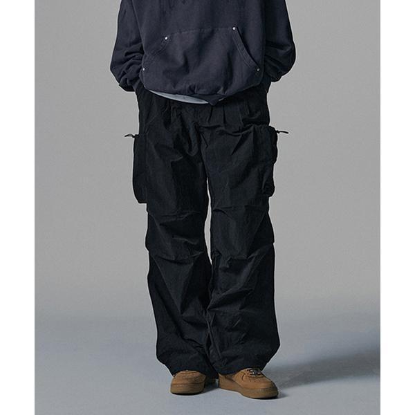 型番：7845910268ブランド：エルエイチピー商品名：NOT4NERD／ノットフォーナード／NYLON BIG POCKET CARGO PANTSカラー：ブラック/ライトグレー3
