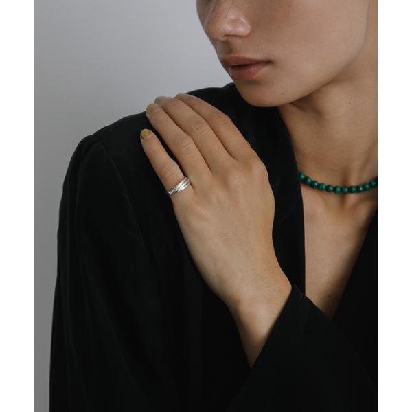 型番：URA7-2KD302ブランド：アーバンリサーチ商品名：decor『デコール』　Three ringカラー：シルバー