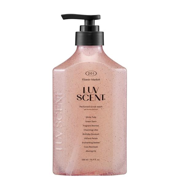 型番：8801046411070ブランド：韓国コスメ商品名：LUVSCENT スクラブボディウォッシュ フラワーマーケット ホワイトチューリップ(韓国コスメ)カラー：**