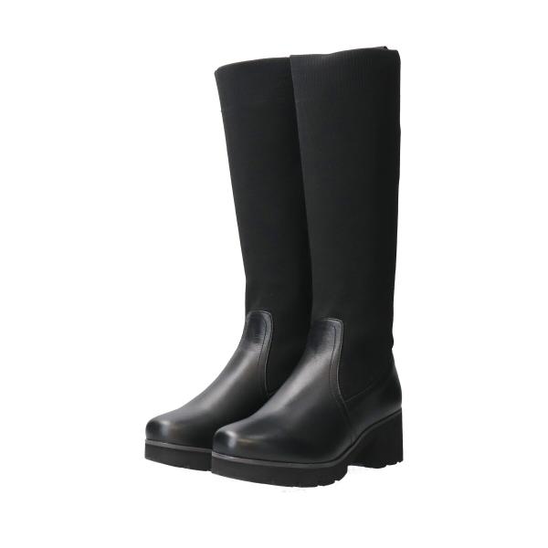 型番：95600Uブランド：ブソラ商品名：bussola ブソラ◆6cmヒール◆撥水アイスグリップソールロングブーツカラー：ブラック