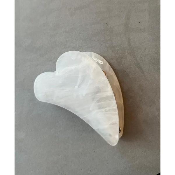 型番：R9905032ブランド：コードエー商品名：heyep＊CODE A with M｜large heart clipカラー：ホワイト（００１）