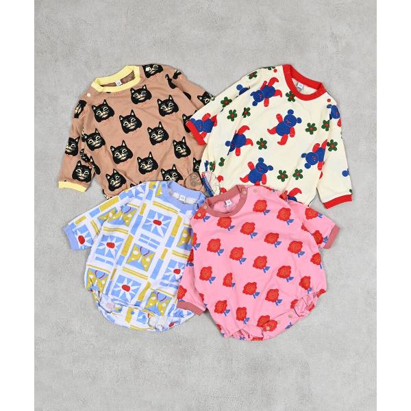 型番：0011361013ブランド：マーキーズ商品名：26年春夏新作/ソウガラナガソデボディシャツカラー：Ｂ１４オフホワイト総柄/Ｄ２４ベージュ総柄/Ｇ３７ピンク花柄/Ａ８４マルチ総柄