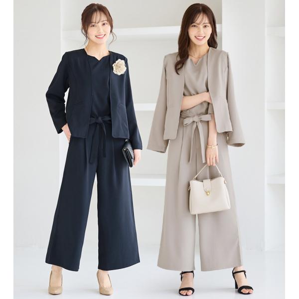 型番：272182ブランド：アロッタ商品名：【３点セット】洗える！フォーマルセットアップカラー：ネイビー/グレージュ/ブラック