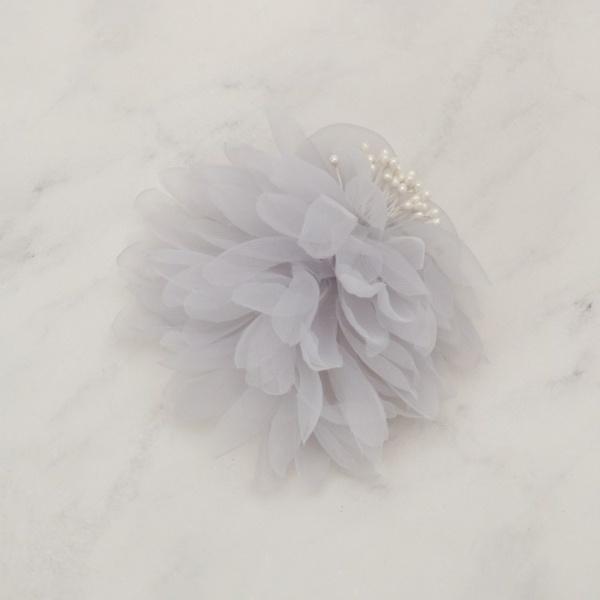 型番：76985020ブランド：グローブ商品名：シフォンコサージュカラー：グレー（０１２）/ライトベージュ（０５１）