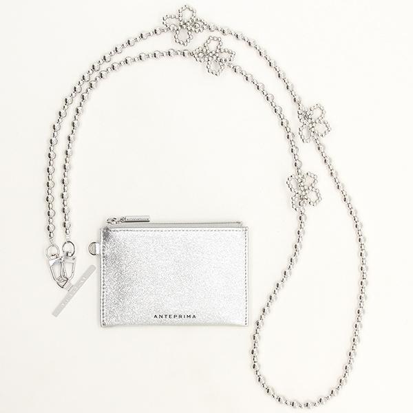 型番：11011ブランド：アンテプリマ商品名：ANTEPRIMA アンテプリマ　ティノ　マルチケース付きフォンタブ ロングストラップカラー：シルバー/ゴールド/ブラック