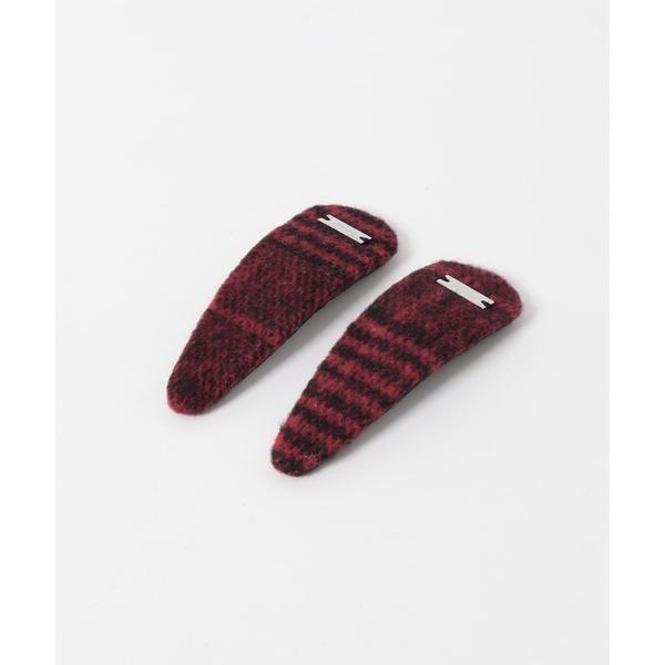型番：RWA6-HP09725ブランド：アーバンリサーチ ロッソ商品名：heyep　Plaid Hair Clips-2Pカラー：レッド/グレー
