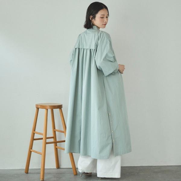 型番：261231162003ブランド：ドゥ アルシーヴ商品名：バックギャザーロングMA-1カラー：BEIGE/MINT　GREEN/KHAKI