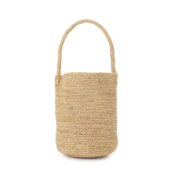 型番：01605976ブランド：ドレステリア商品名：MADE IN MADA（メイドインマダ）NAVIO バケツバッグカラー：グレー（０１２）/モカブラウン（０４２）