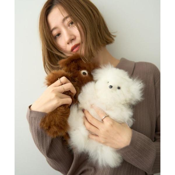 型番：07000795800ブランド：イェッカ ヴェッカ商品名：COSY.BEARぬいぐるみ(SMALL)カラー：ホワイト/ブラウン