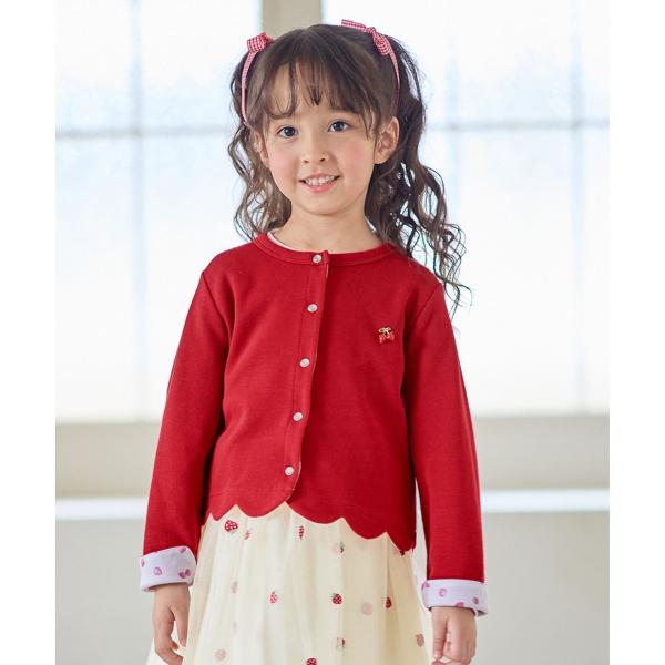 型番：JKFKGW0150ブランド：エニィ商品名：【Strawberry Collection】スナップボタン カーディガンカラー：レッド
