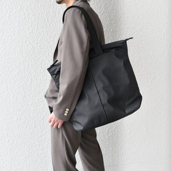 型番：218400008ブランド：シップス カラーズ商品名：SHIPS Colors:HYDROS トートバッグ◇カラー：グレー/ブラック
