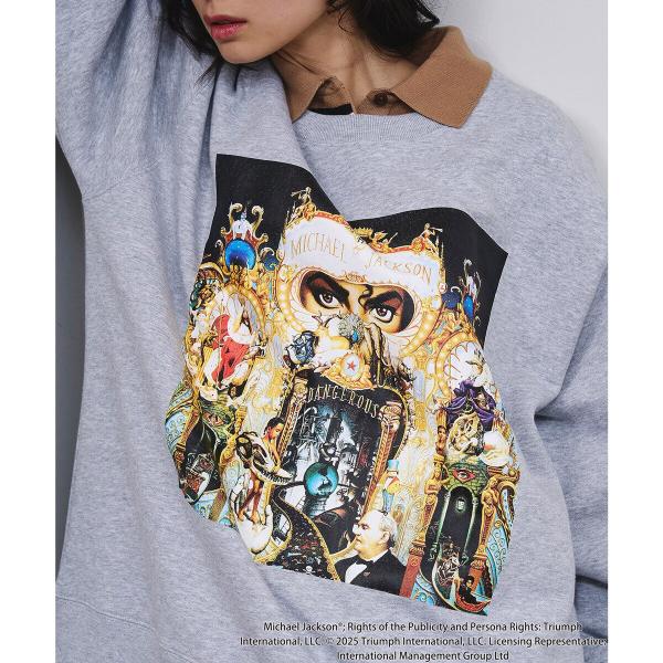 型番：212261012009ブランド：ローズバッド商品名：MICHAEL JACKSON/DANGEROUS SWEATカラー：GREY/CHARCOAL