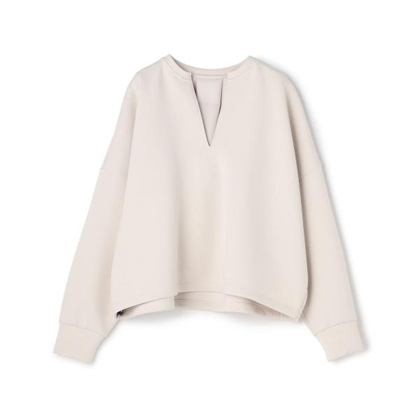 型番：KKUMLS0155ブランド：アンフィーロ商品名：BEAUTY FORM JERSEY キーネック トップスカラー：TOPグレー/ネイビー/グレージュ