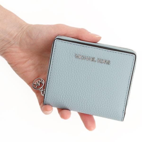 型番：35H3STVF2L1497ブランド：マイケル・コース商品名：MD BF ZA CHRM WLLETカラー：ペールオーシャン