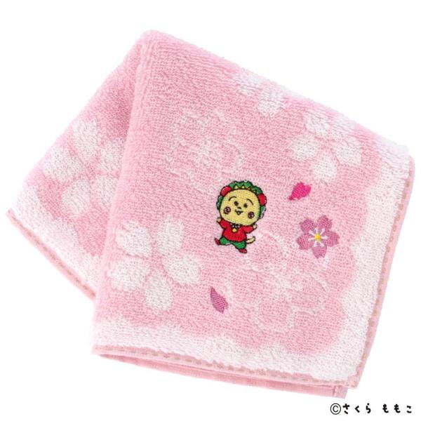 型番：0017230001ブランド：ブルーミング商品名：コジコジ　タオルハンカチ　満開桜とコジコジ 【COJI-COJI（コジコジ）】カラー：ピンク/ホワイト/クリーム