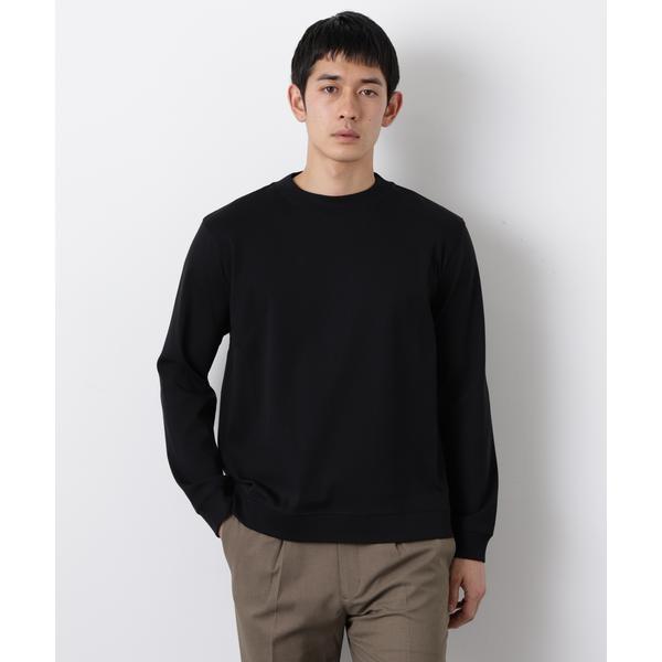 型番：6686123202ブランド：ナノユニバース商品名：「FORMAL JERSEY」モックネックカットソー長袖カラー：ブラック/ホワイト/カーキベージュ6