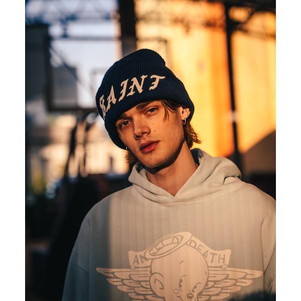 型番：7876174213ブランド：ロイヤルフラッシュ商品名：SAINT MICHAEL／セントマイケル／KNIT CAP／SAINT／NAVYカラー：ネイビー
