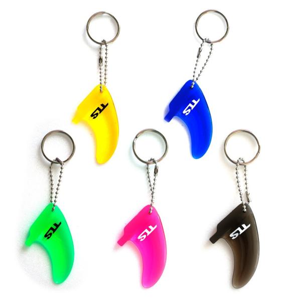 型番：TLSKCS01ブランド：ツールス商品名：TLS KEY CHAIN SHORT BOARD｜フィン キーホルダーカラー：GREEN/BLUE/YELLOW/BLACK/PINK