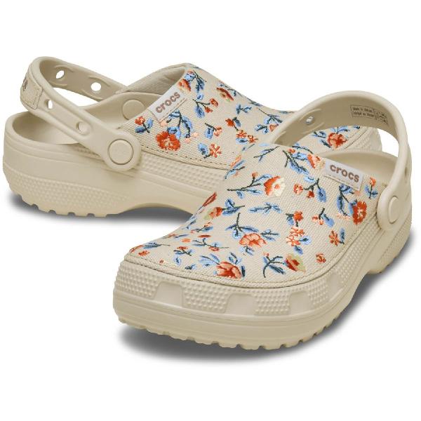 型番：212878ブランド：クロックス商品名：crocs/クロックス/Classic Crafted Floral Clogカラー：685(Cotton　Candy)/2MC(Frapp)