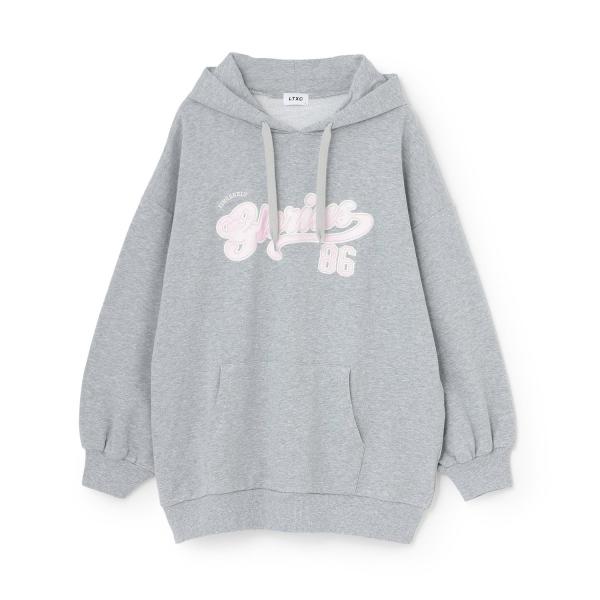 型番：7761305ブランド：ラブトキシック商品名：【LTXC/綿100%】ロゴパーカチュニックワンピカラー：トップ　グレー/サックス/黒/シロ杢