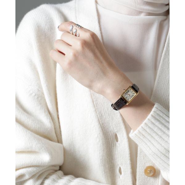 型番：6716137002ブランド：ナノユニバース商品名：SEIKO／セイコー コラボレーション スクエア D.ブラウンカラー：D.ブラウン2