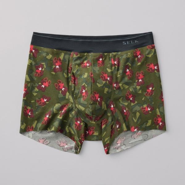 型番：EEC680Eブランド：シーク商品名：【ＳＥＥＫ】ボクサ−ブリ−フ（前あき）カラー：カ-キ-/ブル-