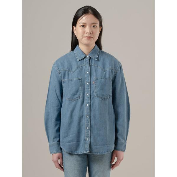型番：A72440006ブランド：リーバイス商品名：TEODORA ウエスタンシャツカラー：Medium　Indigo　-　Worn