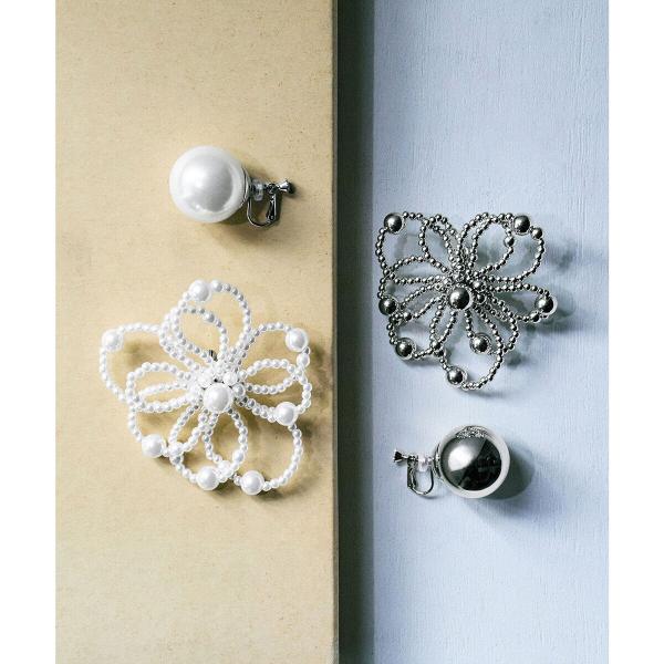 型番：212261054076ブランド：ローズバッド商品名：ASYMMETRICAL EARRINGSカラー：WHITE/SILVER