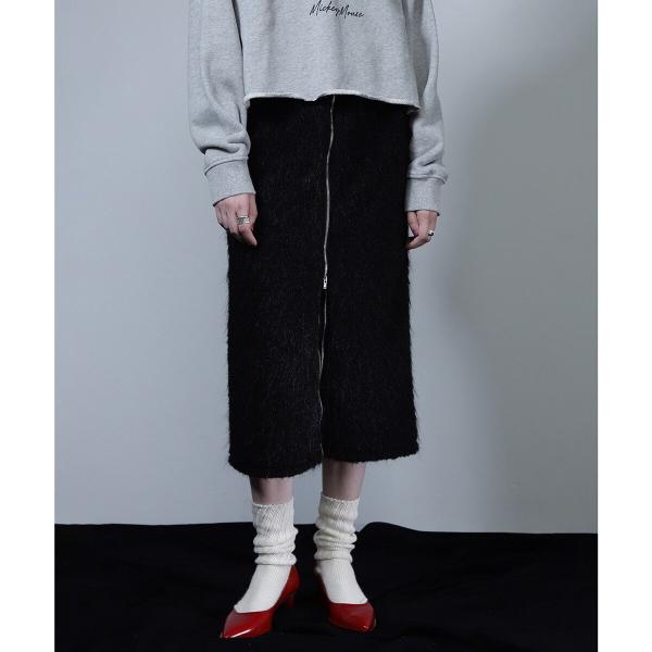 型番：202244032003ブランド：ローズバッド商品名：MULTIWAY  KUMA SKIRTカラー：BLACK/BEIGE