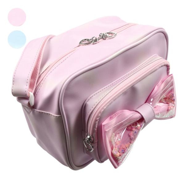 型番：B27626ブランド：キッズフォーレ商品名：リボン付き通園バッグカラー：ピンク/ブルー