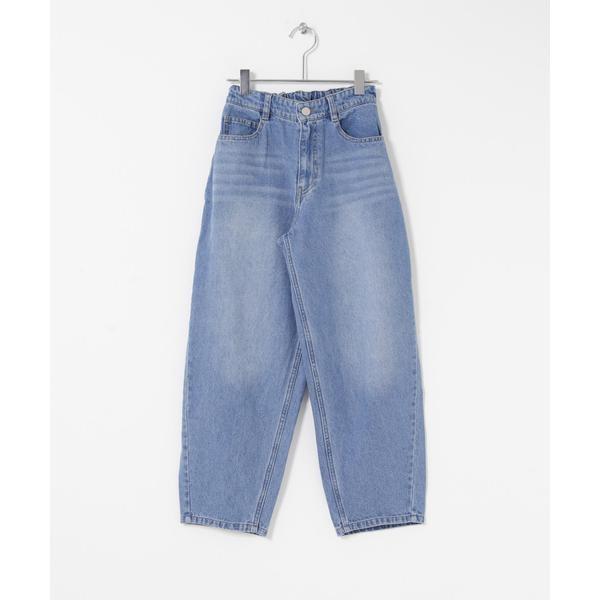 型番：DR26130-3042562ブランド：アーバンリサーチ ドアーズ商品名：『150サイズ』バレルパンツ(KIDS)カラー：アイボリー/インディゴブルー