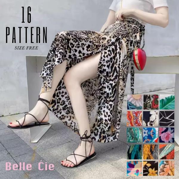 型番：27951ブランド：ベルシー商品名：Skirt/総柄リゾートラップスカート ST/No.27951カラー：AA/BB/CC/DD/EE/FF/GG/HH/II/JJ/KK/LL/MM/NN/OO/PP