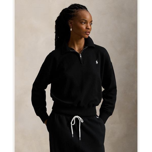 型番：WMPOKNINFB20981ブランド：ポロ ラルフ ローレン商品名：ライトウェイト フリース クォータージップカラー：001ブラック