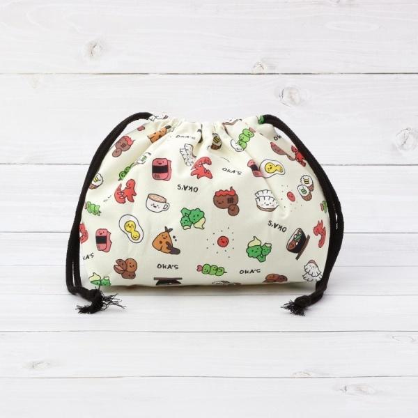 型番：41035892ブランド：ワンズテラス商品名：OKAs 巾着袋カラー：ホワイト（９０１）