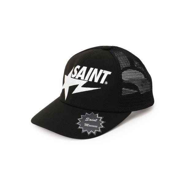 型番：7876174222ブランド：ロイヤルフラッシュ商品名：SAINT MICHAEL×A BATHING APE／BAPE_MESH CAP／BLKカラー：ブラック