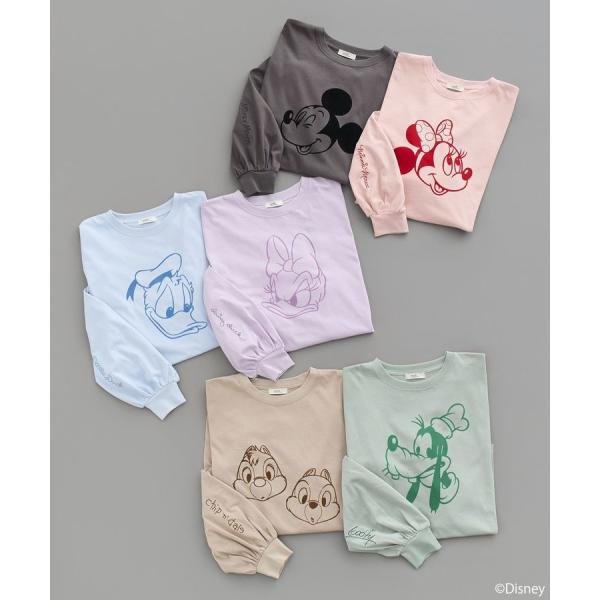 型番：01001526800ブランド：アースミュージック＆エコロジー商品名：Disney／アソートプリントロンTEEカラー：チャコールグレー/ピンク/ブラウン/グリーン/ライトブルー/ラベンダー