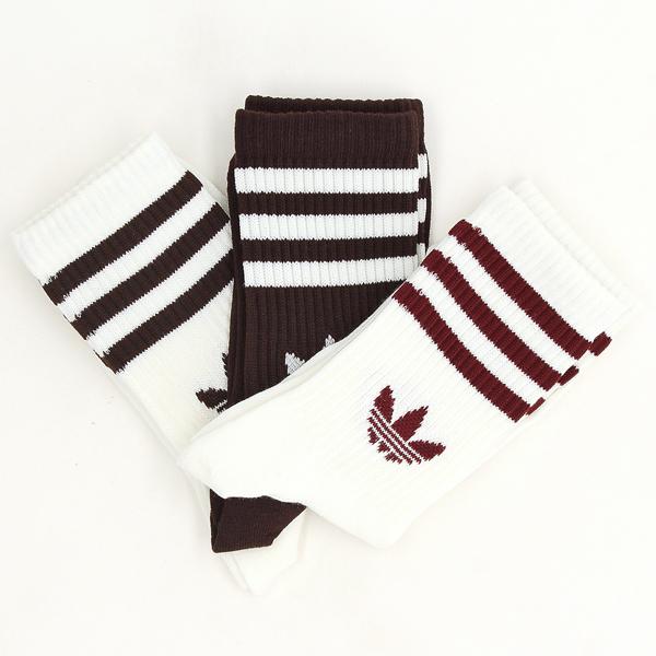 型番：MLT15-KD8253ブランド：アディダス オリジナルス商品名：adidas Originals/adidas HERI 3 STRIPES CREW SOCカラー：オフホワイト／オーロラコーヒー／オフホワ