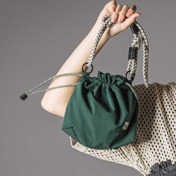 型番：1554-82005ブランド：リベルコア パル べべ商品名：パラコードタフタポシェットカラー：イエロー/グリーン/グレー