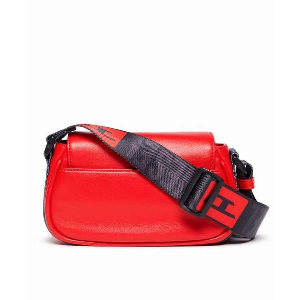 型番：J02138-PR525ブランド：ディーゼル商品名：DIESEL(ディーゼル)Kids ＆ Junior ブランドロゴクロスボディバッグカラー：レッド