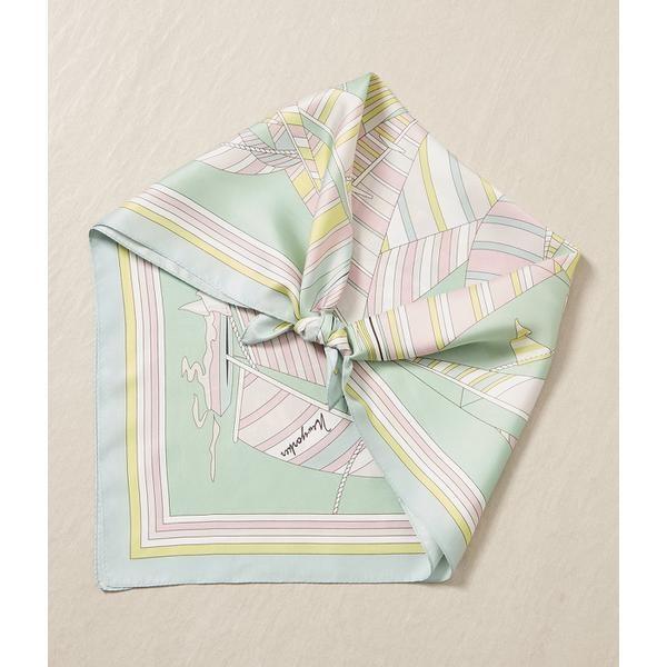 型番：202651928828ブランド：ニューヨーカー商品名：MANTERO(マンテロ)  ヨットボーダースカーフカラー：ライトグリーン/ネイビー