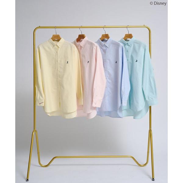 型番：0H001244700ブランド：アメリカンホリック商品名：【Mickey＆Friends】ボタンダウンシャツカラー：ピンク/イエロー/ミント/ブルー