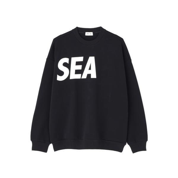 型番：7856132234ブランド：ビーセカンド商品名：WIND AND SEA（ウィンダンシー）Loose fit crewneck sweat shirカラー：ブラック