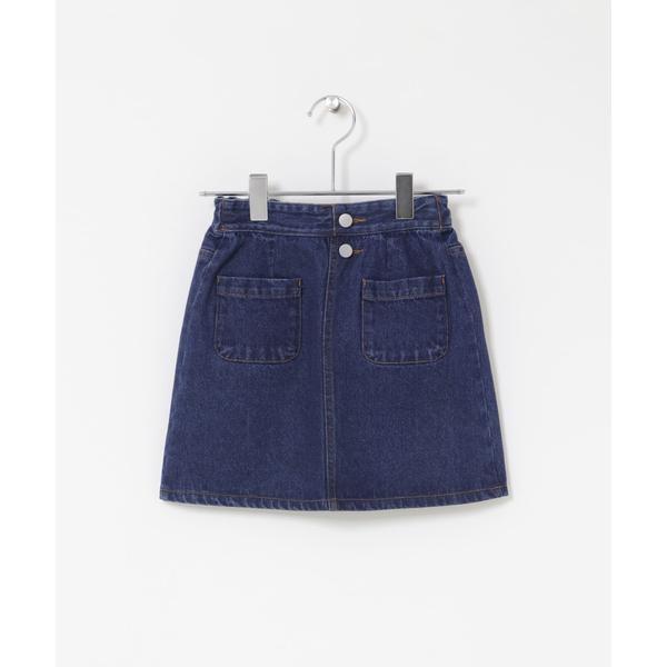 型番：DR26130-3050557ブランド：アーバンリサーチ ドアーズ商品名：デニムスカート(KIDS)カラー：インディゴブルー/ワンウォッシュ
