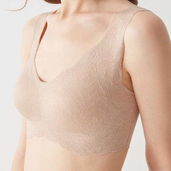 型番：KB1655Pブランド：キレイラボ商品名：【KIREILABO】【ブラファンデ】【ノンワイヤ−ブラジヤ−】カラー：ベージュ/ネ-ビ-ブル-/ブラック/ロ-ヌブル-/ノ-ブルピンク