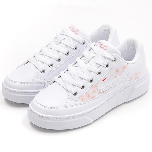 型番：FM0101077100ブランド：フィラ商品名：FILA/フィラ/COURT PLUMPY FEATHERY V2 CBカラー：100　PURE　WHITE/P　Pnk