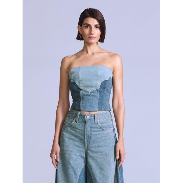 型番：004TP0000ブランド：リーバイス商品名：BLUETAB(TM) ROPER ビスチェカラー：Medium　Indigo　-　Flat