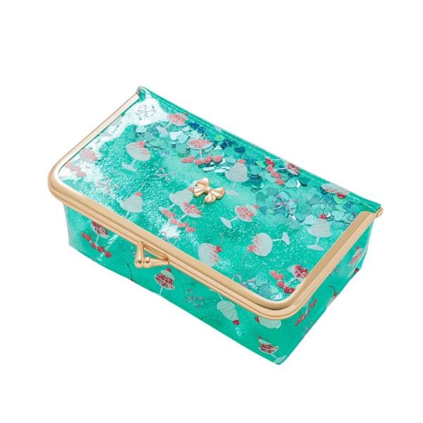 型番：6561-2004ブランド：フェフェ商品名：PENELOPE MAY | PVCバニティポーチ - ペパーミントデザートカラー：PM.DESSERT