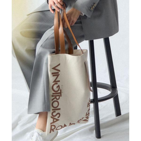 型番：BO3DLM0302ブランド：23区商品名：【Oggi掲載】VINGT-TROIS ロゴ トートバッグカラー：ブラック系/キャメル系/レッド系